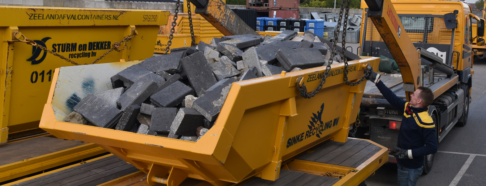 Afvalcontainer bestellen (particulier) - Sinkegroep